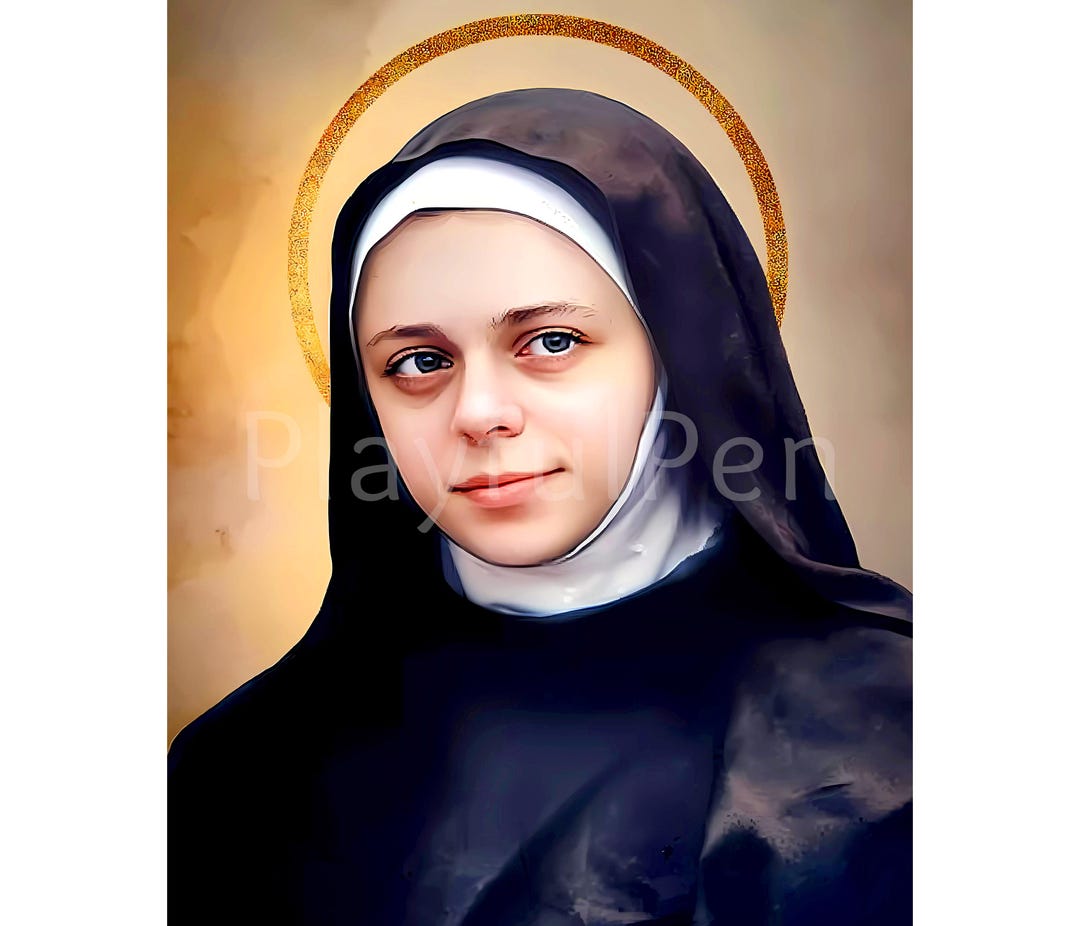 St Elizabeth of the Trinity Wall Art Printable, Saint Elizabeth Trinity ...
