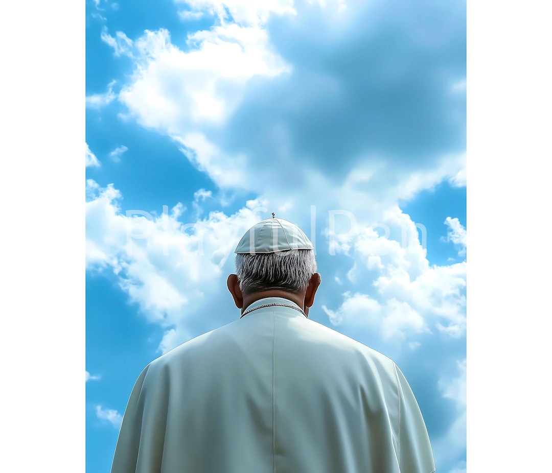 Pope Francis Printable Poster, the Papacy Wall Art, Christian Art Print ...