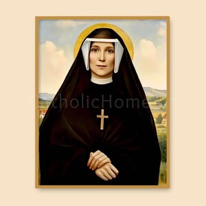 St Faustina Printable Wall Art, Saint Faustina Kowalska Picture ...