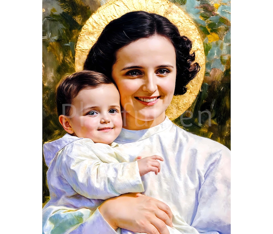 St Gianna Beretta Molla Wall Art Printable, Patron Saint of Physicians ...