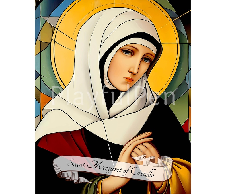 Saint Margaret of Castello Printable Wall Art, St. Margaret Castello ...