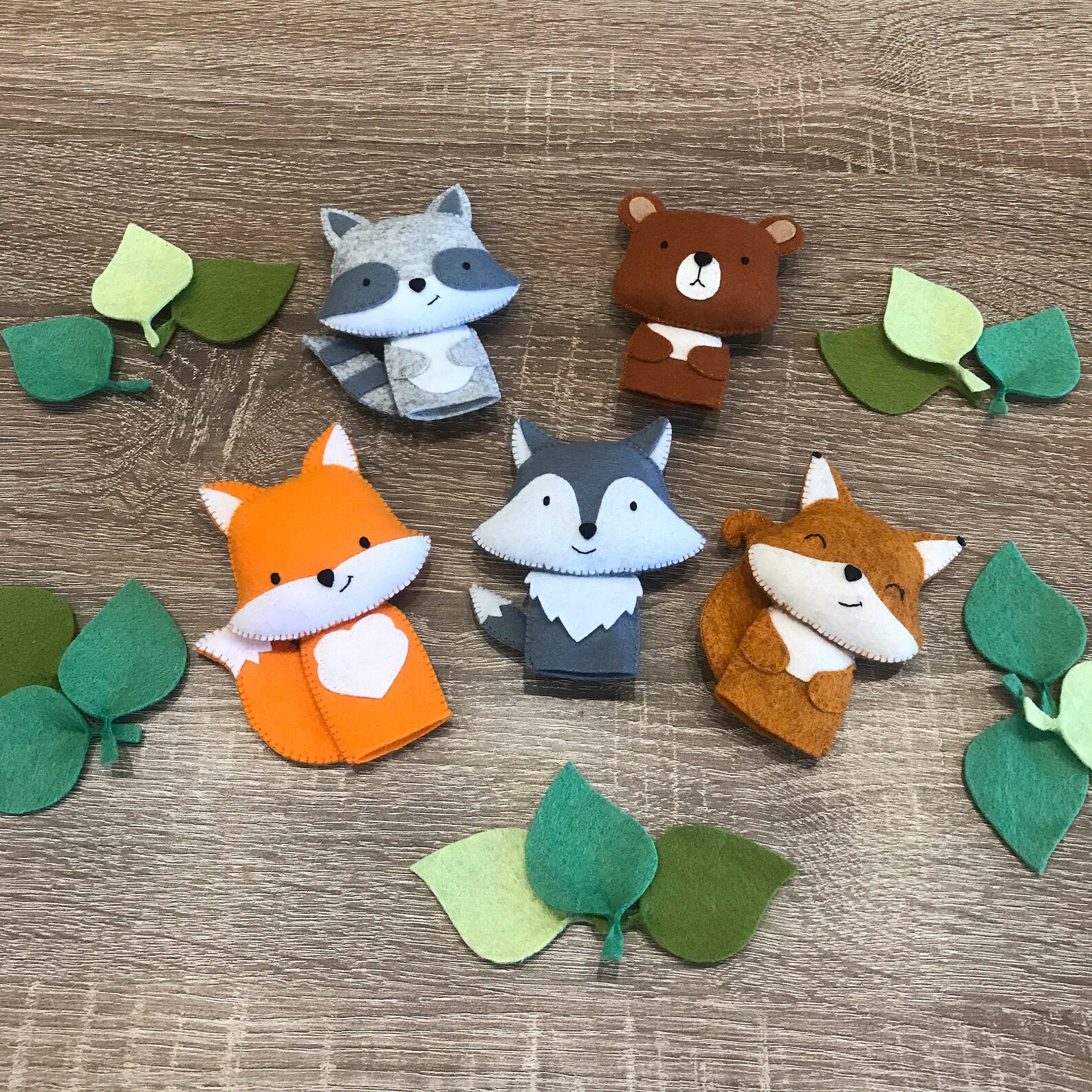 Finger Puppets Set for Kids. Montessori Educational Baby Toys. - Etsy