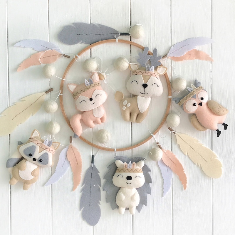 Feather Mobile - Etsy