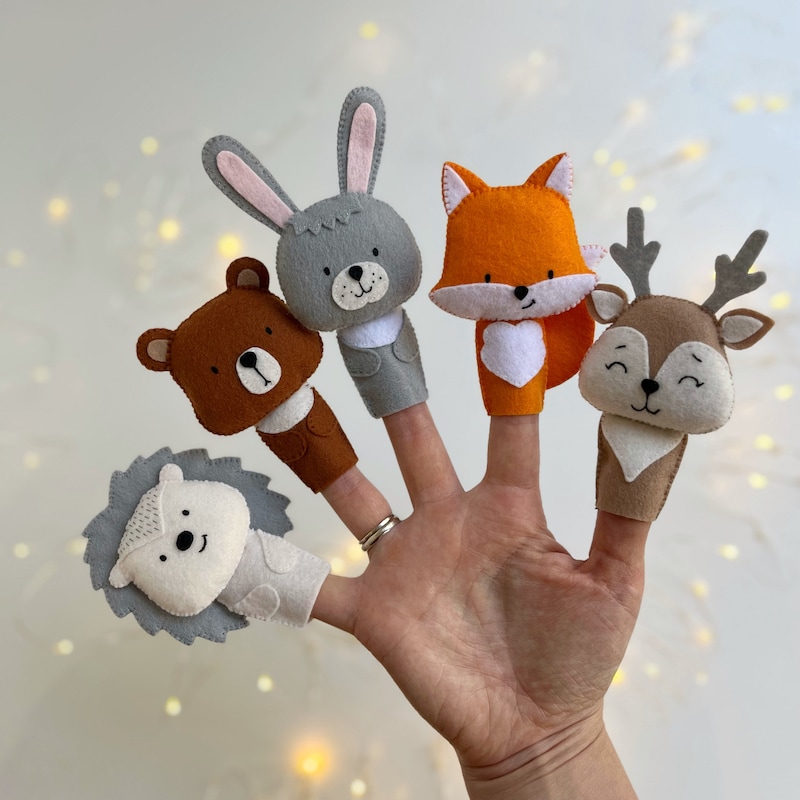 Fox Finger Puppet - Etsy