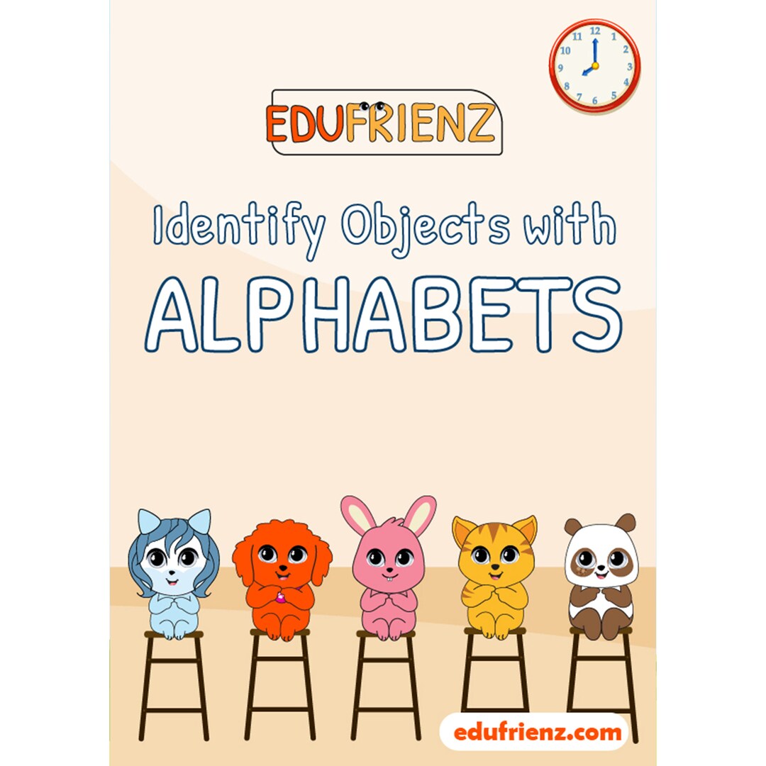 Lets Learn Alphabets Identifying Objects Digital - Etsy