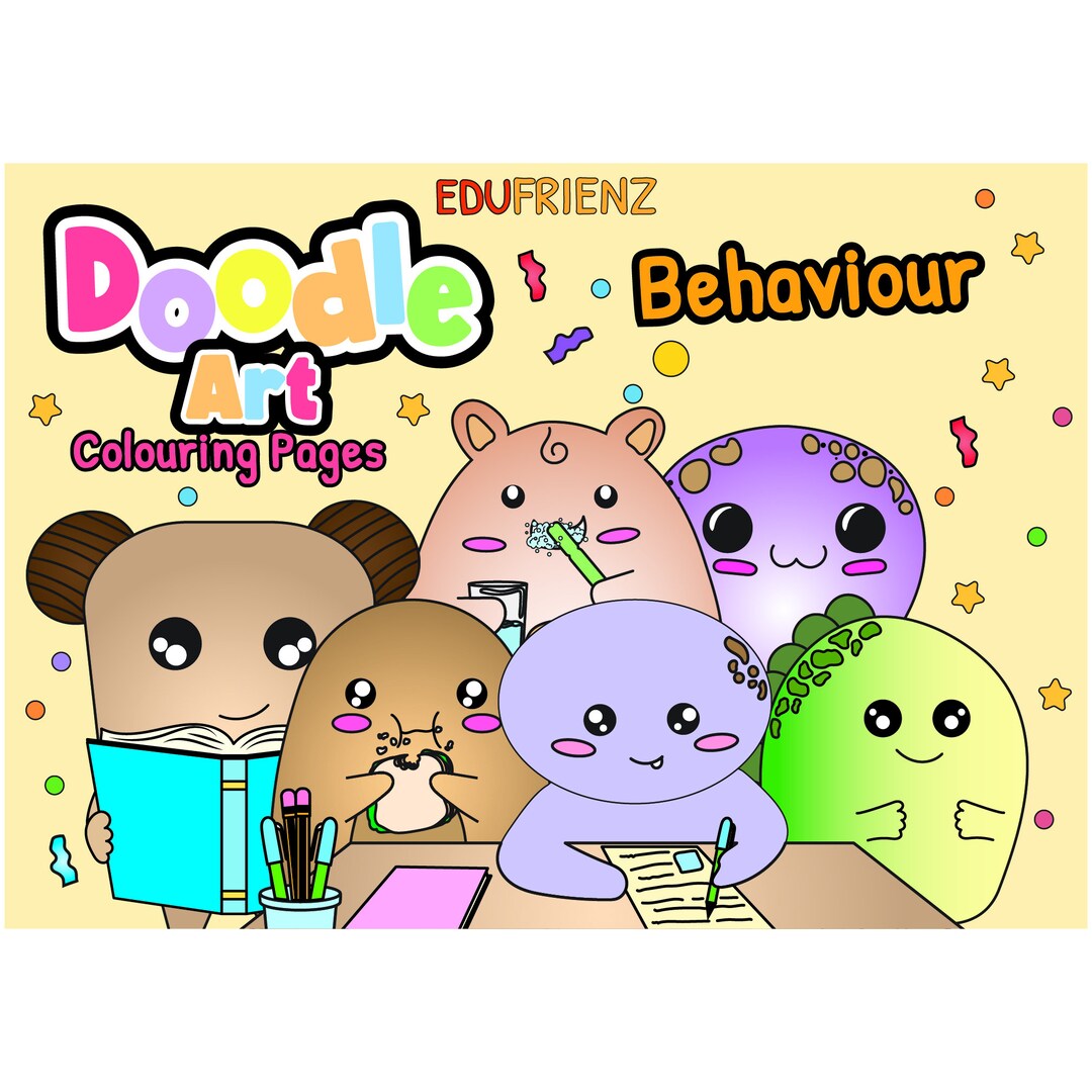 Doodle Style Colouring Printable For Kids Behavioural Topics Etsy doodle-style-colouring-printable-for-kids-behavioural-topics-etsy