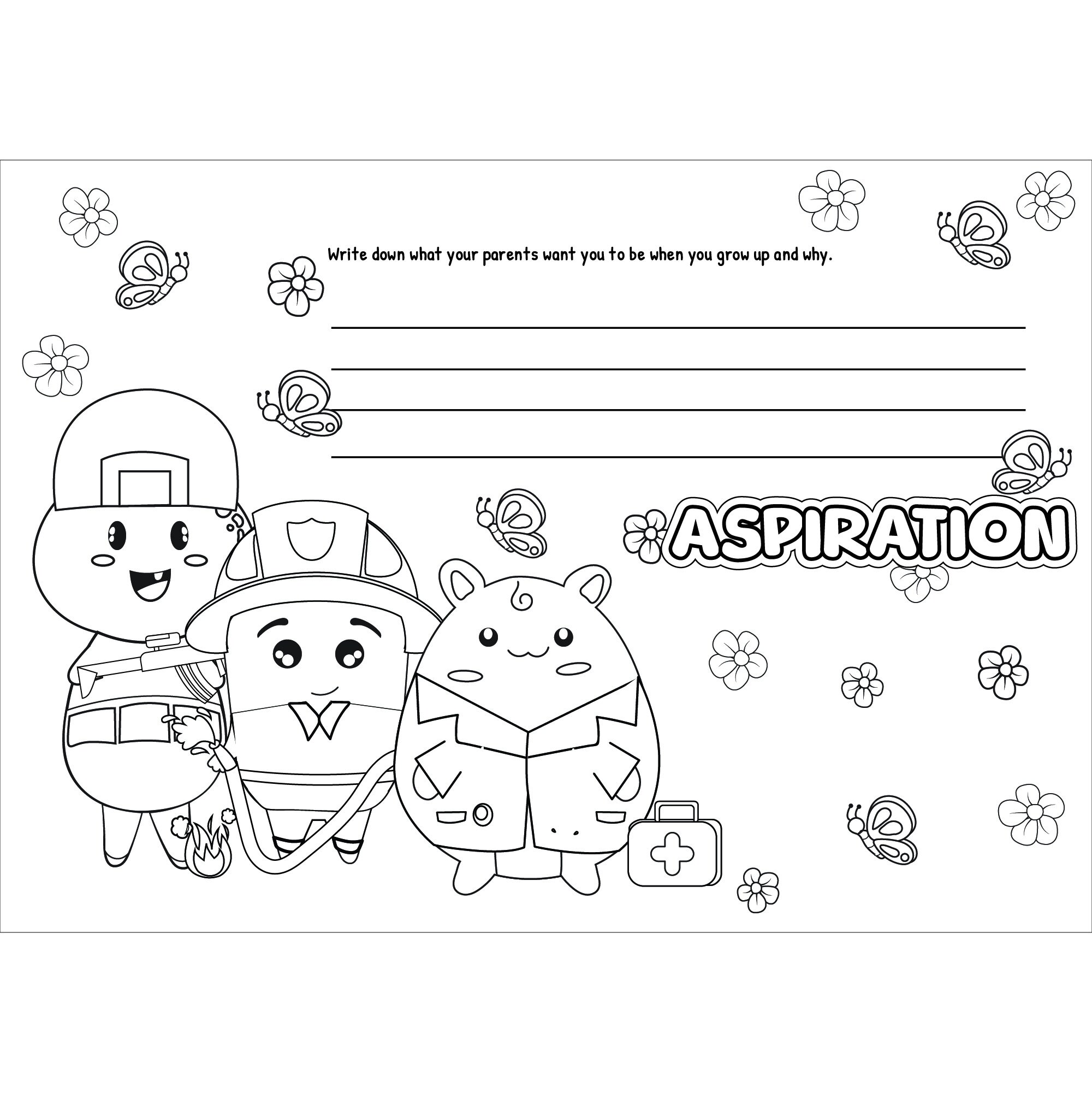 Fun and Educational Children Doodle Colouring Pages Bundle for Home ...
