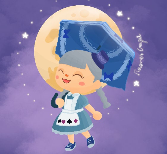 Drawing of Your Acnh/acpc Character and Villager, Animal Crossing ...