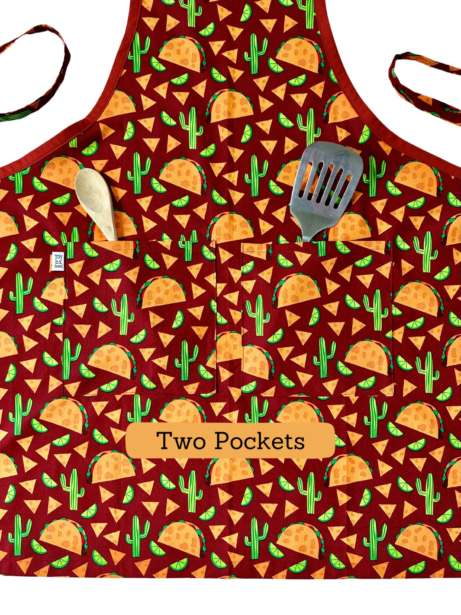 Taco Apron for Men or Women, One-of-a-kind Design, Fun Cooking Apron ...
