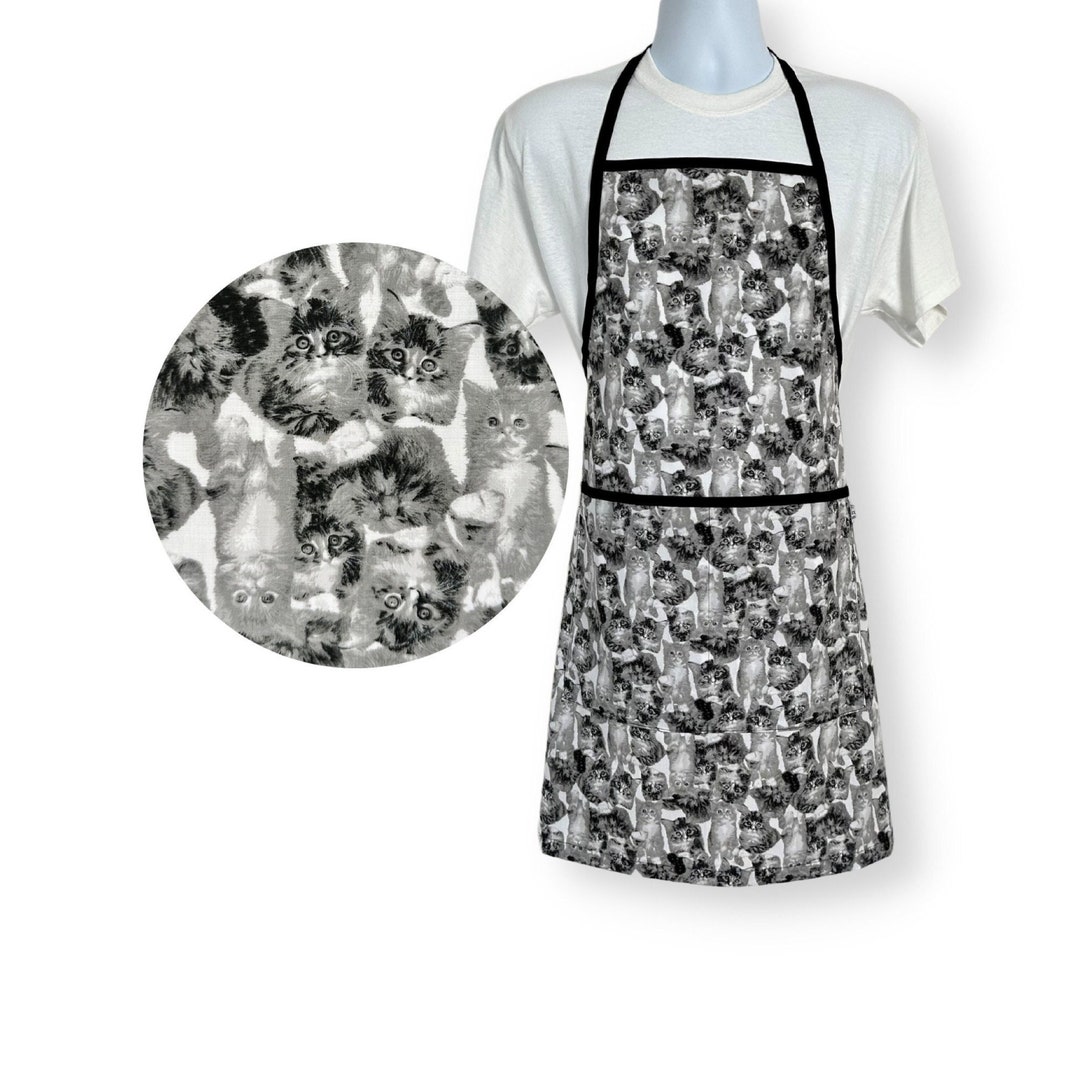 Whiskers & Paws: Cat Apron With Simple Style, Perfect for Men or Women ...