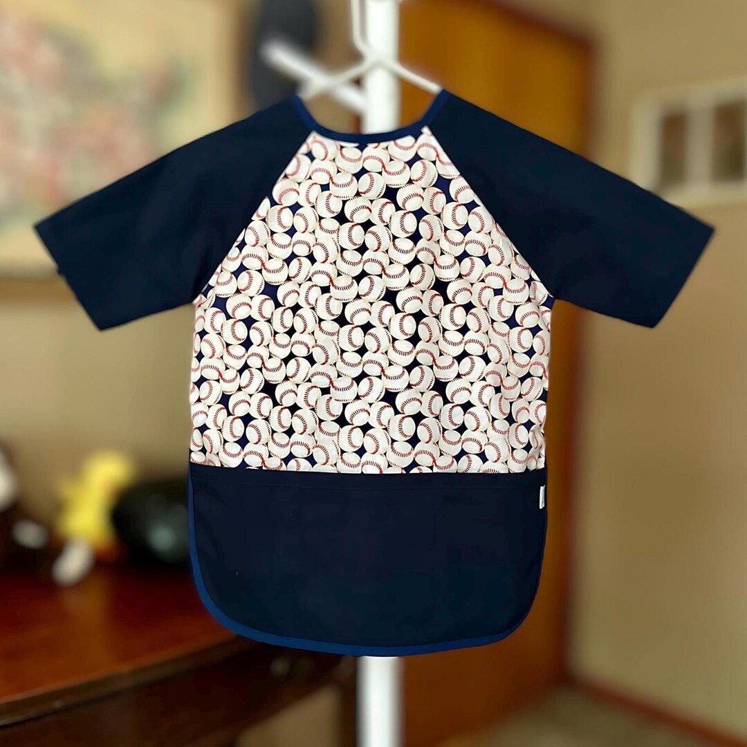 Kids Art Smock, Childs Kindergarten Apron, Student Craft Smock With ...