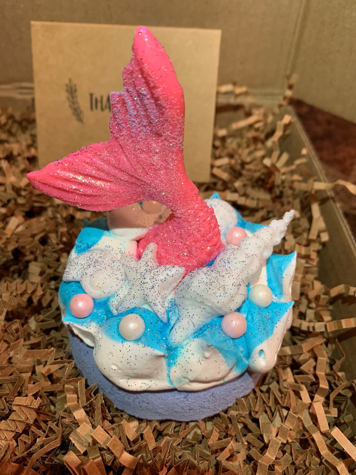 Mermaid Cupcake Bath Bomb_mermaid Cupcake_mermaid Bath | Etsy