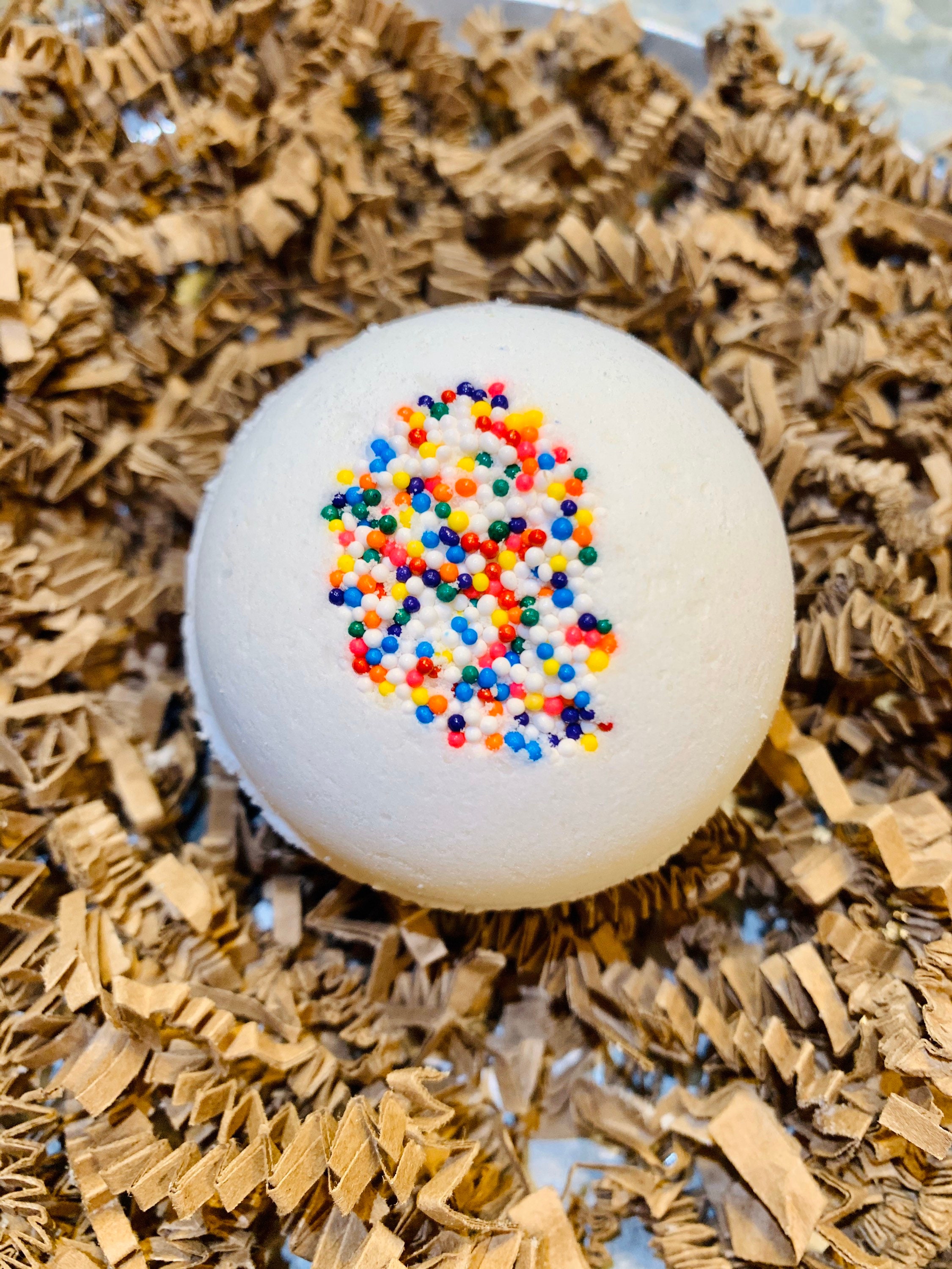 Fun bath bomb_ funBirthday cake bath bomb_ birthday cake | Etsy