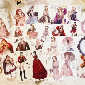 Sample Pack / Girl Stickers 20 + Transparent Sticker 2 / 6type - Etsy