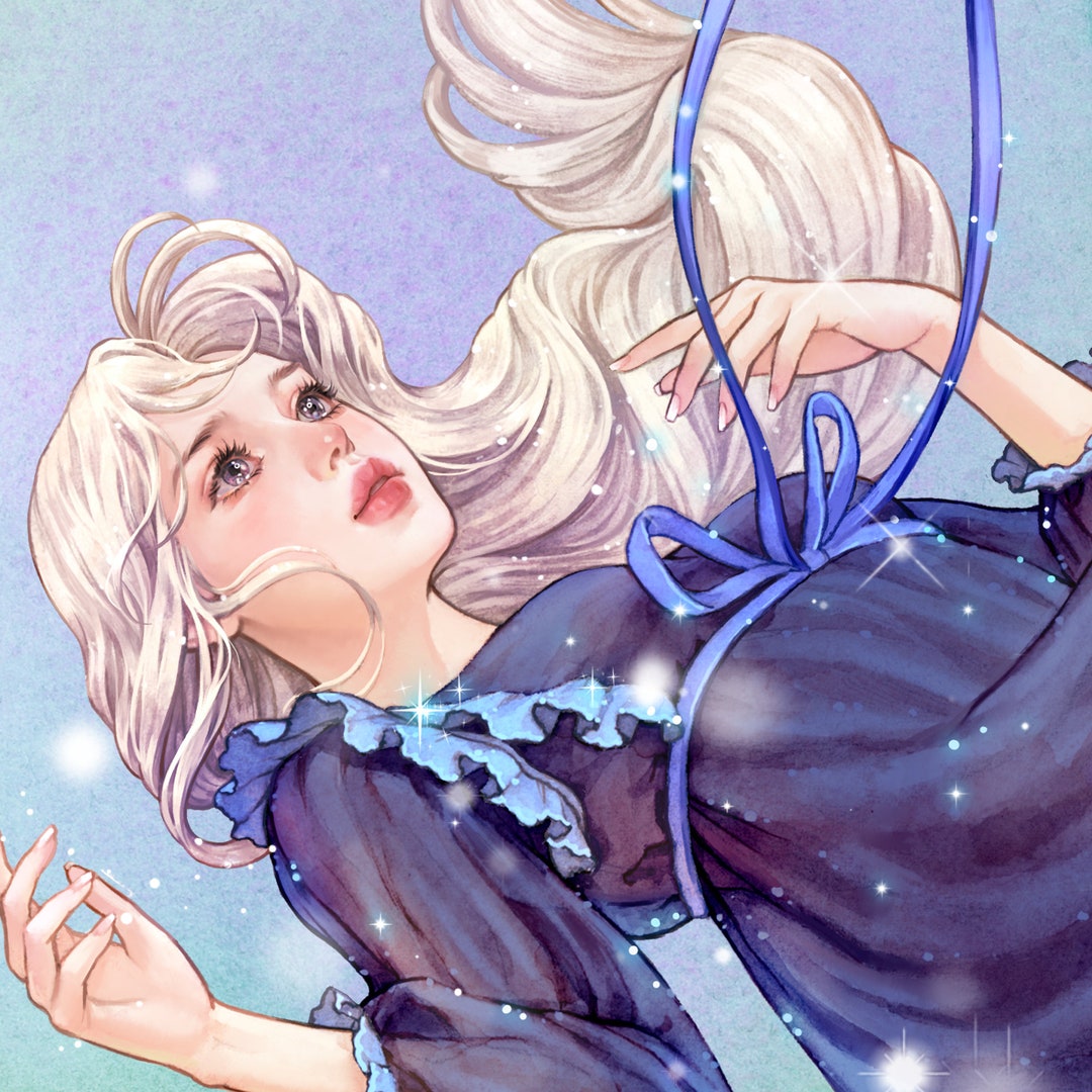 RUMI / Paper Girl Stickers / Watercolor Illust / 4color / 40sheets - Etsy