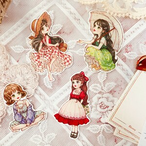 Babydoll / Paper Stickers / Watercolor Illust - Etsy
