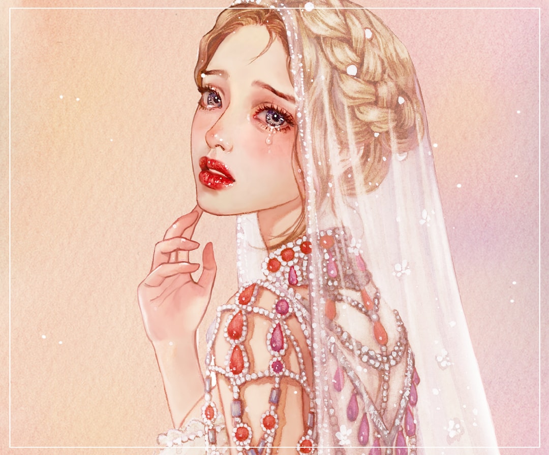 Maria / Girl Stickers / Watercolor Illust - Etsy