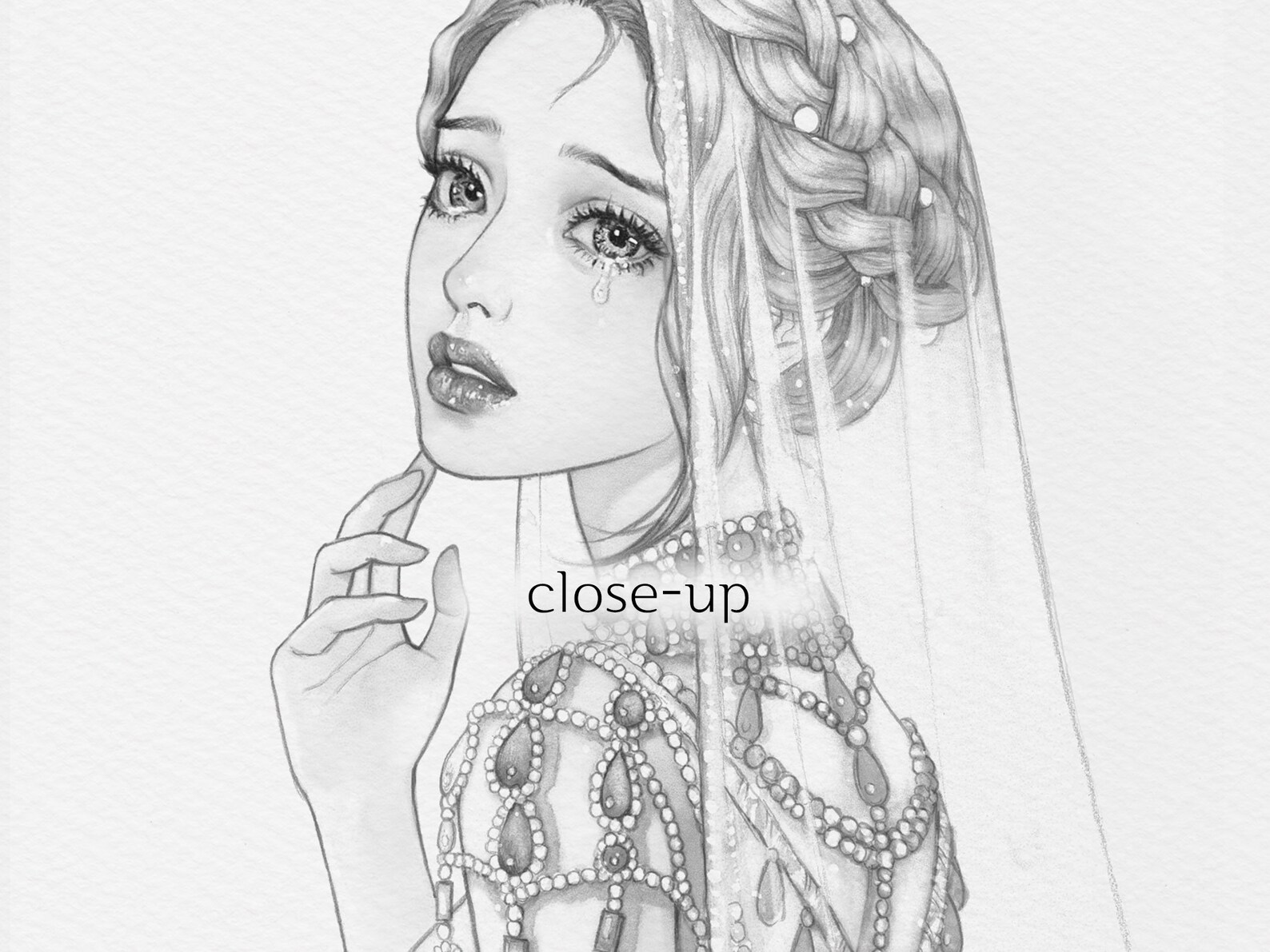 MARIA/ Coloring Page PDF for Adults, Grayscale Coloring, A4, Beautiful ...