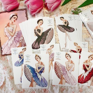 Yvonne / Girl Stickers / Watercolor Illust - Etsy