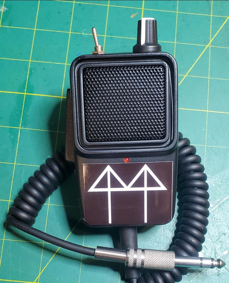 The Microphone - Modified CB Echo Mic - Etsy