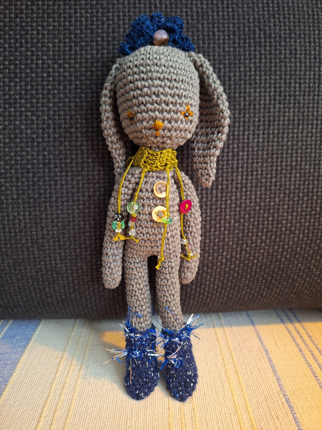 Grey Rabbit Creature - Etsy