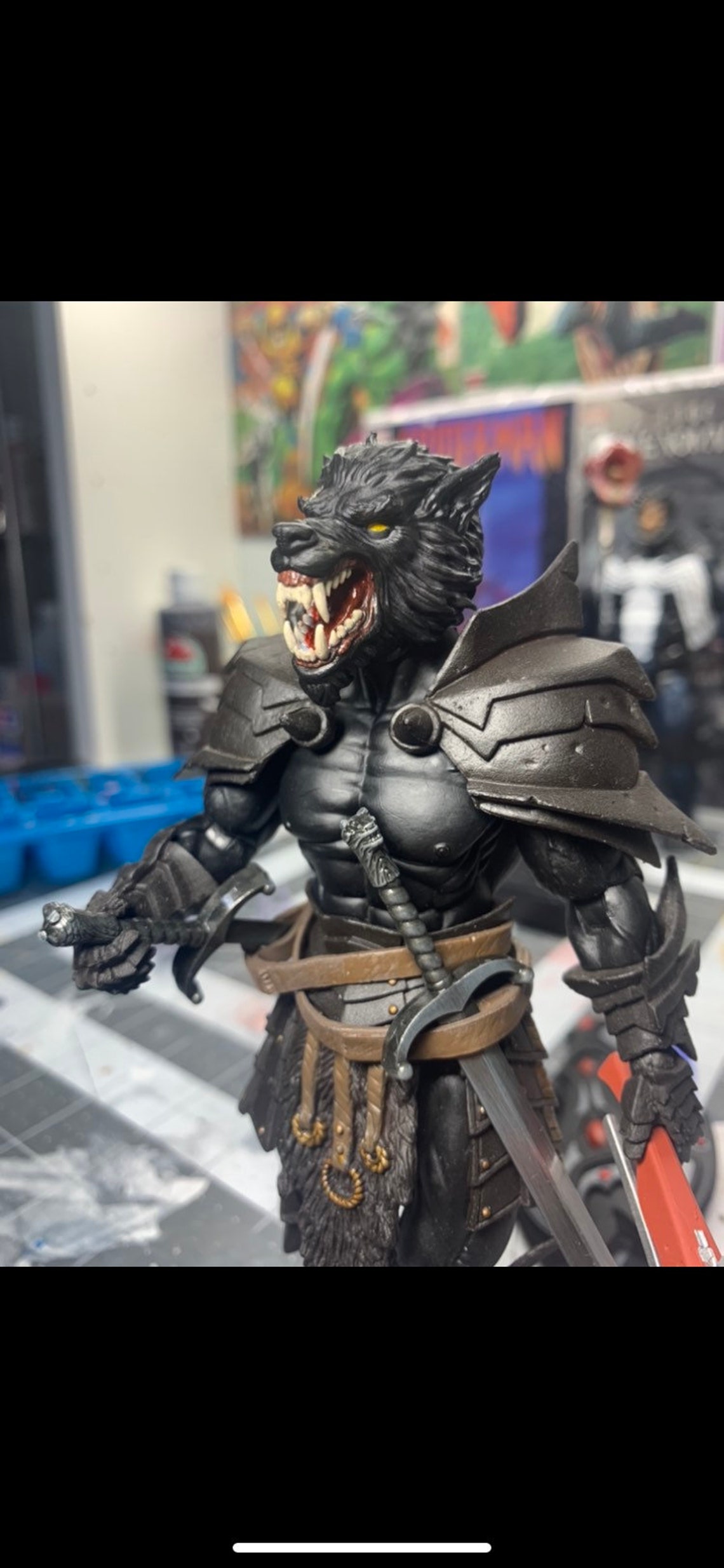 Mythic Legions Custom UNPAINTED Wolf/werewolf/wolfkin Head - Etsy