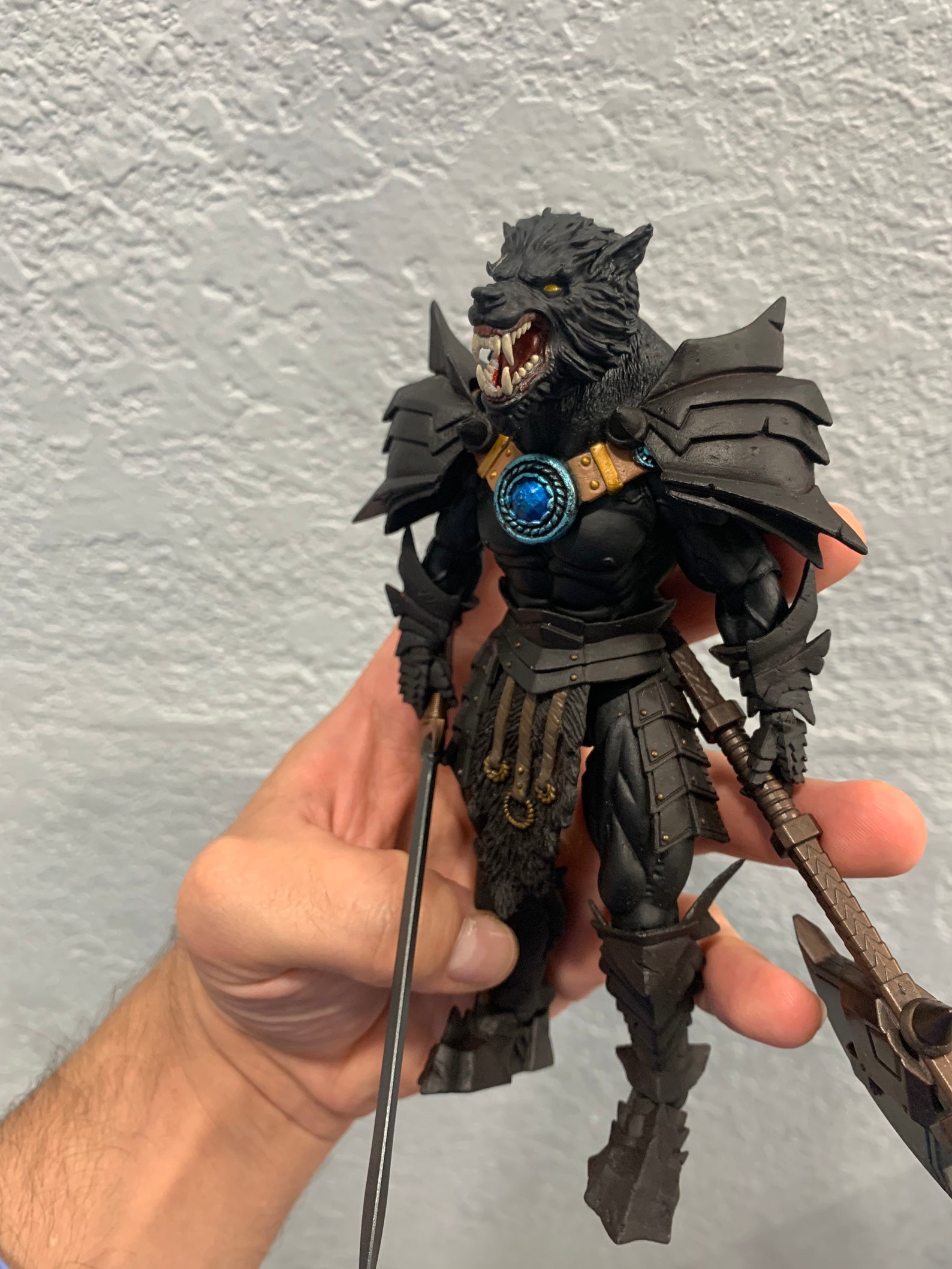 Mythic Legions Custom UNPAINTED Wolf/werewolf/wolfkin Head - Etsy