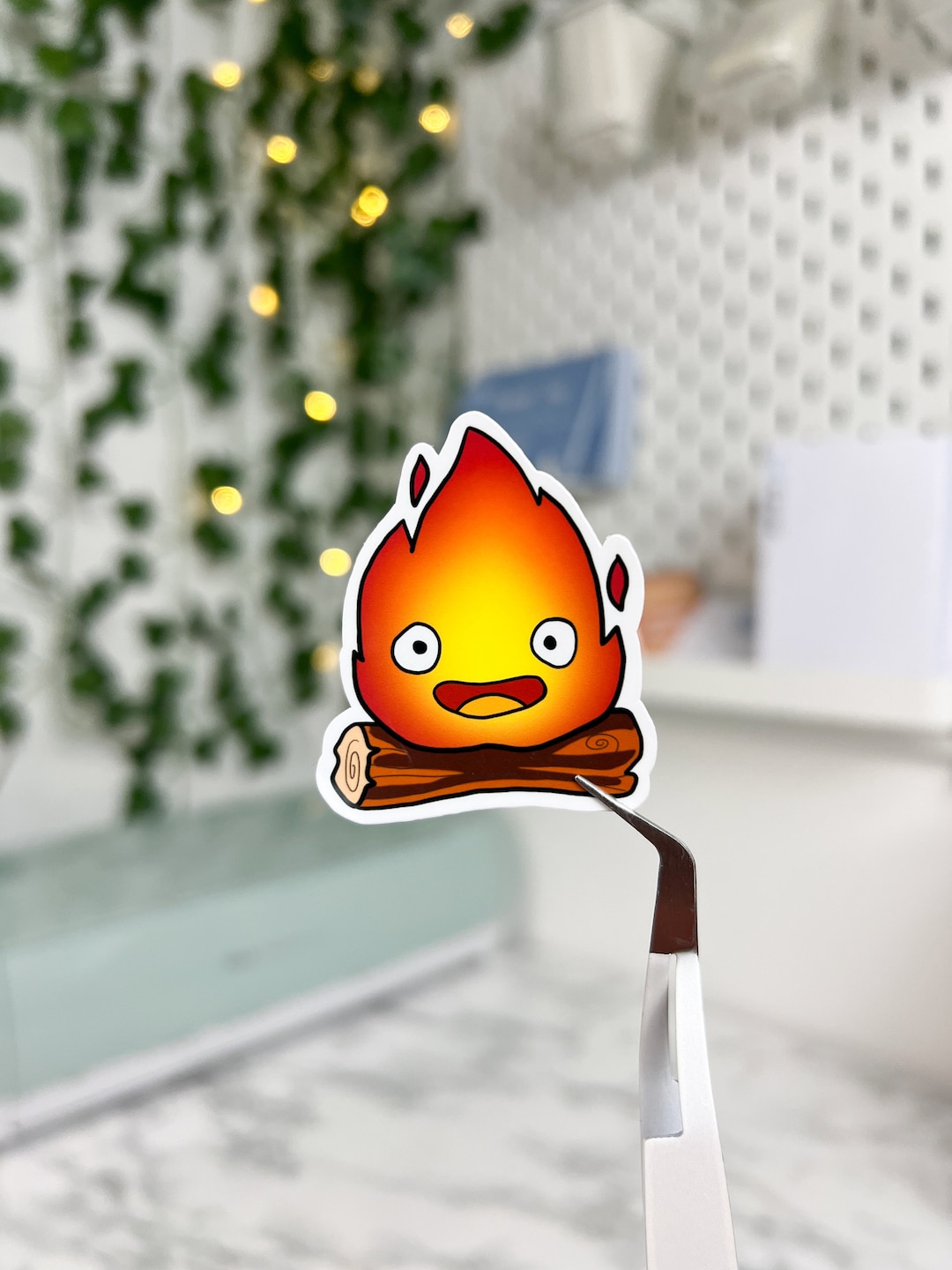Calcifer Sticker: Howl's Moving Castle Waterproof Decal - Etsy