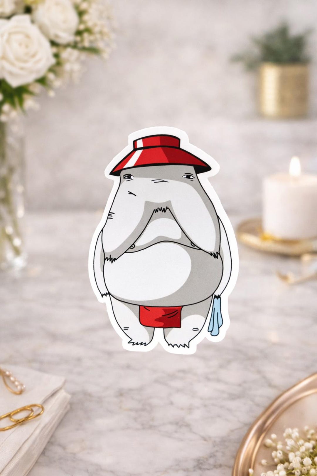 Radish Spirit Spirited Away Sticker: Waterproof Glossy Laptop Decal - Etsy