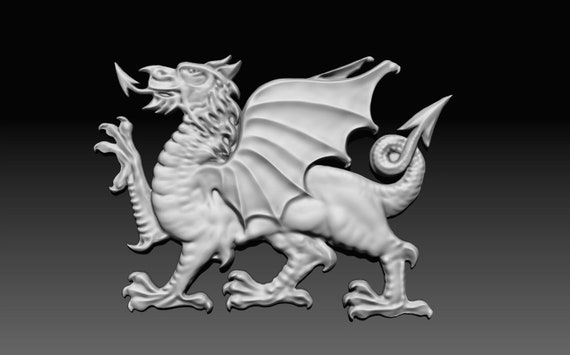 Dragon gallois Y Ddraig Goch - Etsy France