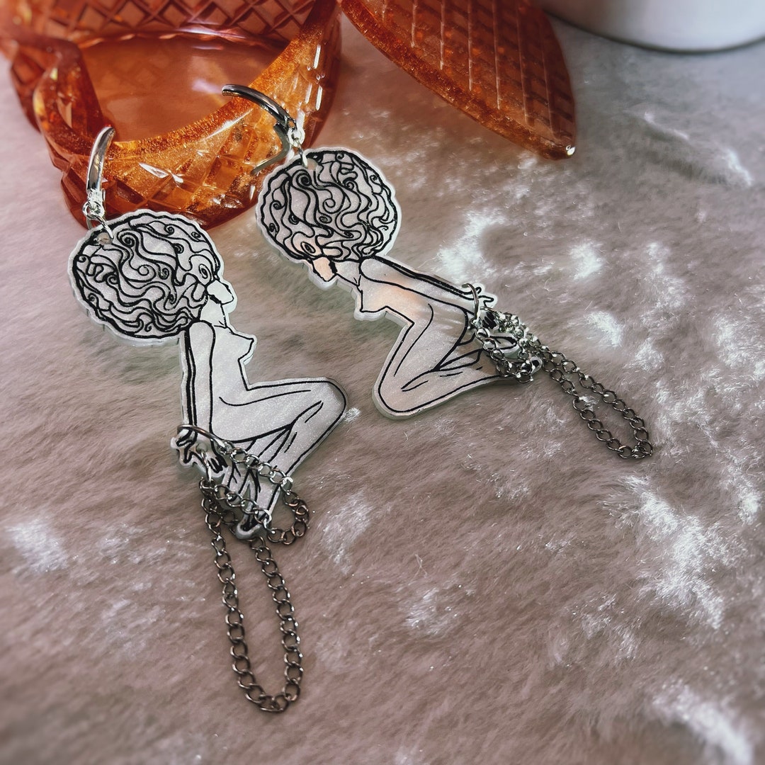 A Clockwork Orange Korova Milk Bar Mannequin Earrings - Etsy