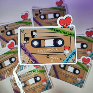 BTS V Layover Cassette Unofficial Sticker - Etsy