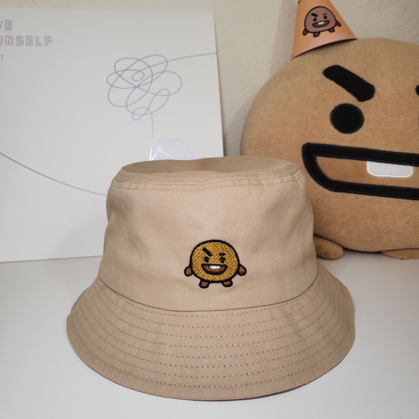 Cute Plush Bucket Hat - Etsy