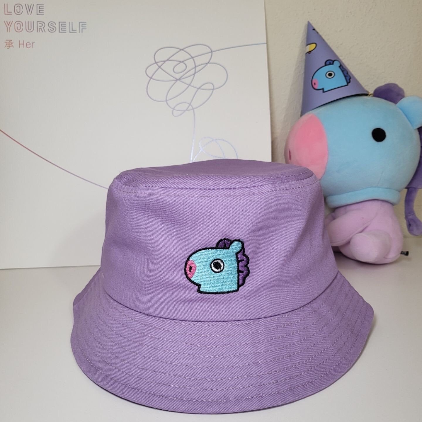 Cute Plush Bucket Hat - Etsy