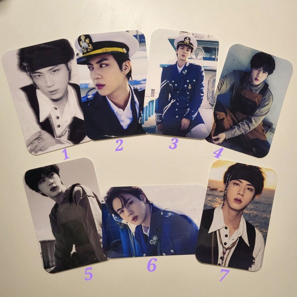 Bts Jin Photocards - Etsy