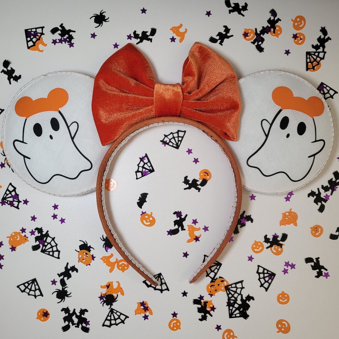 Halloween Mickey Ghost Spooky Unofficial Disney Ears - Etsy