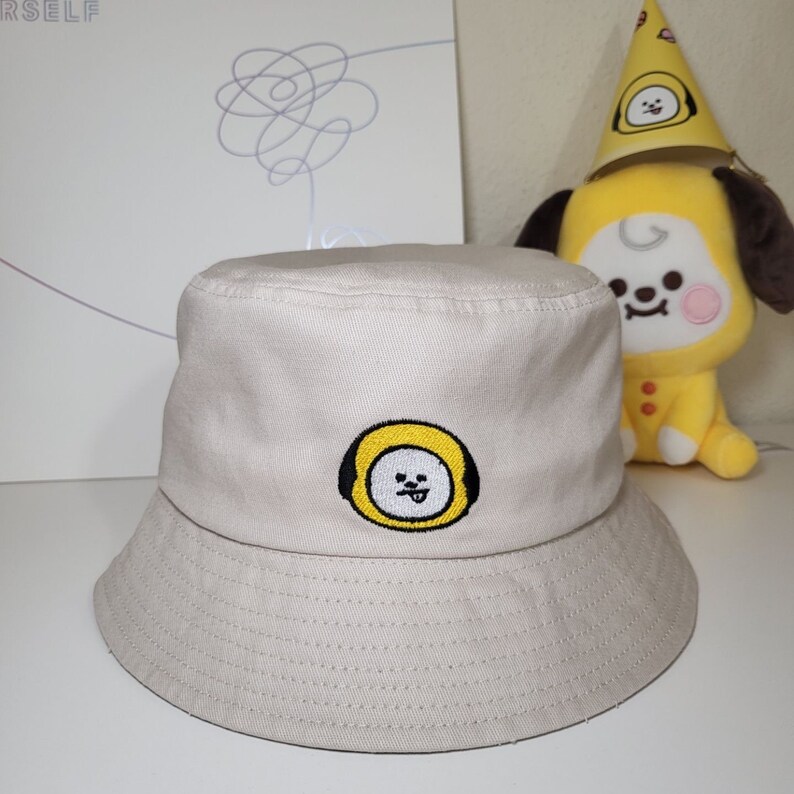 Cute Plush Bucket Hat - Etsy