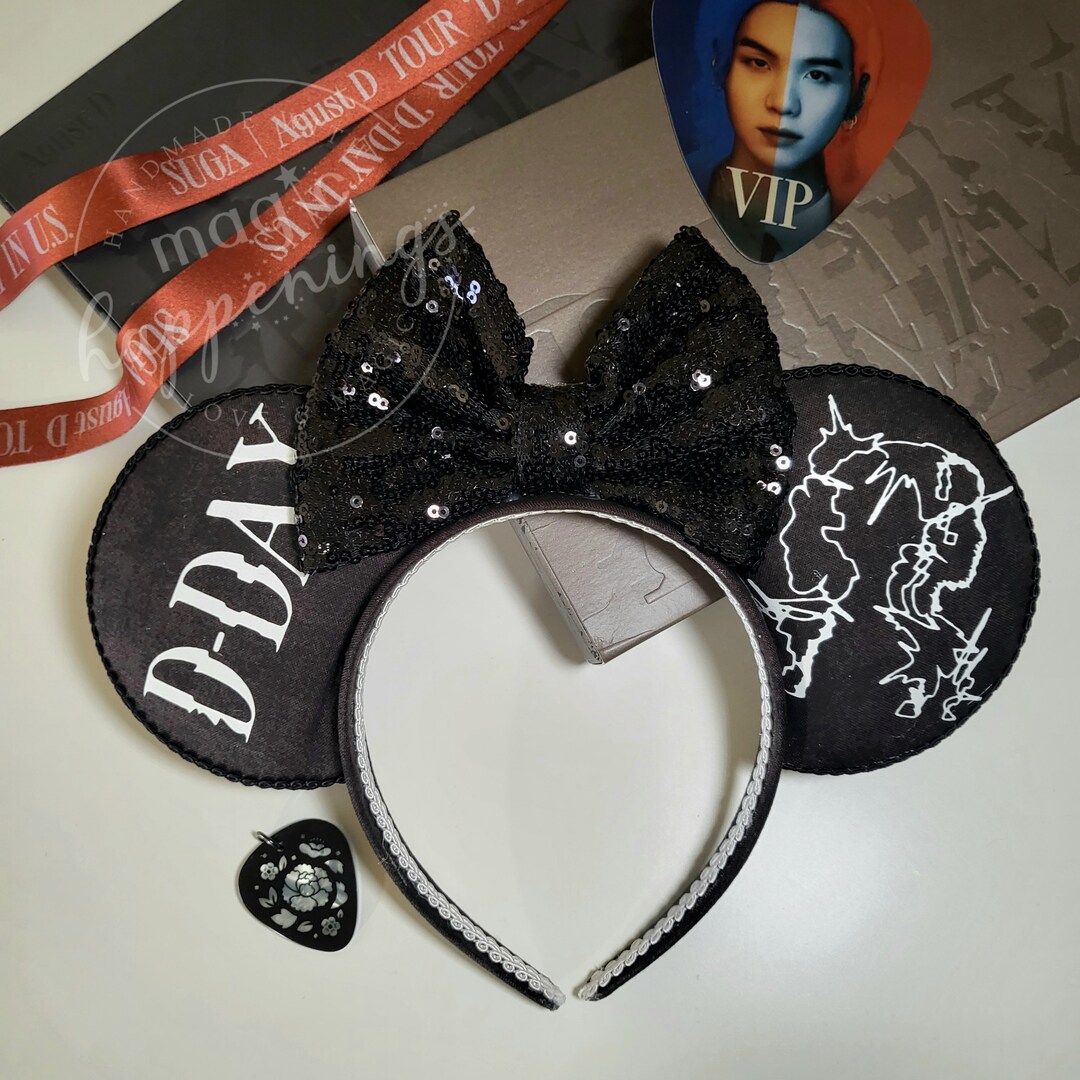 Agust D BTS Suga D-day Unofficial Disney Ears - Etsy