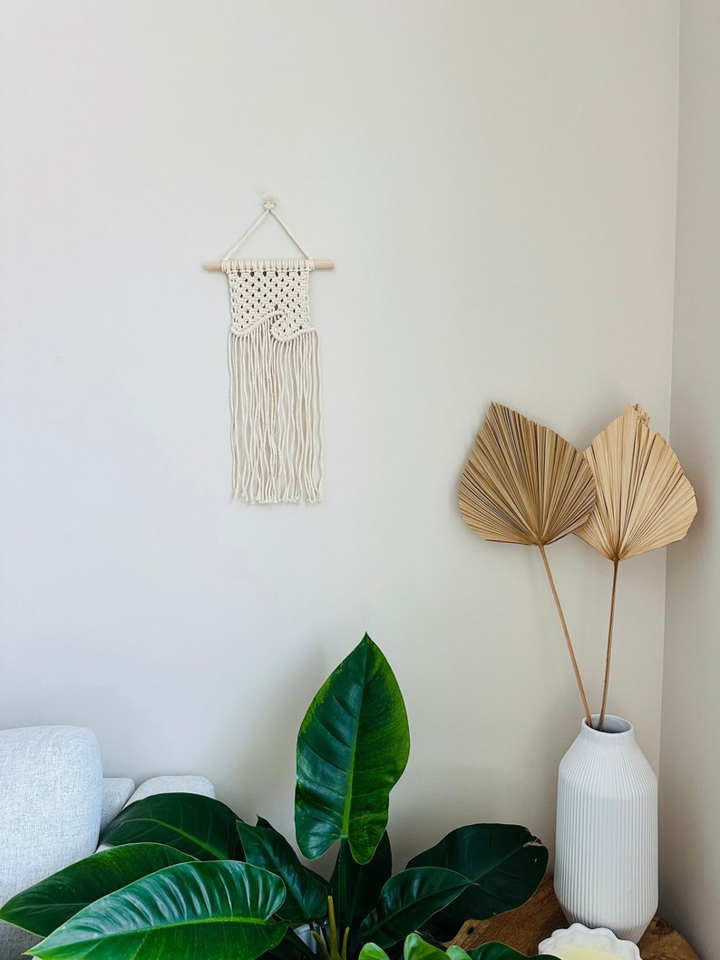 Ocean Wave Macrame Wall Hanging, Coastal Macrame, Woven Wall Art, Boho ...