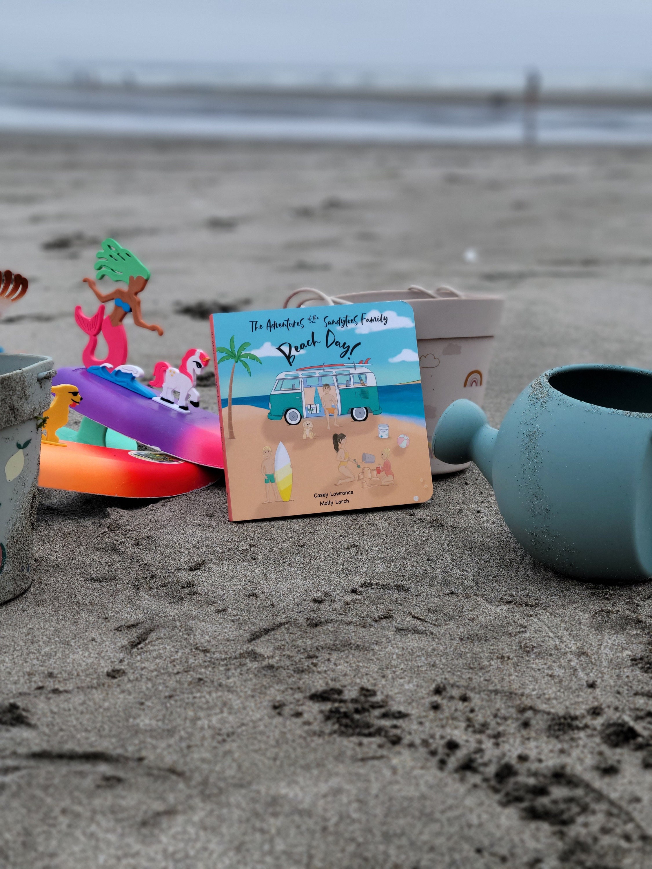The Adventures of the Sandytoes Family Beach Day! Board Book | Kids ...