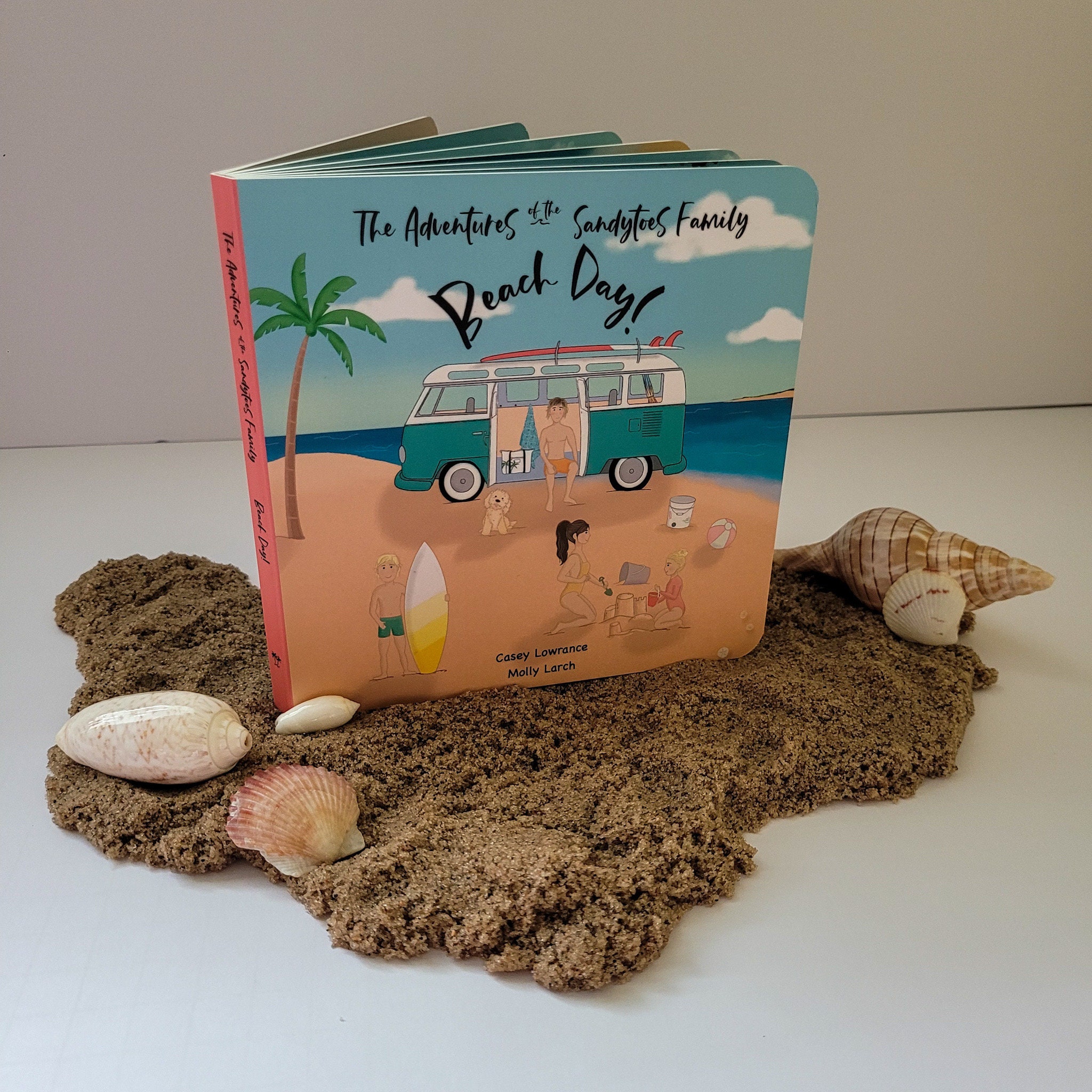 The Adventures of the Sandytoes Family Beach Day! Board Book | Kids ...