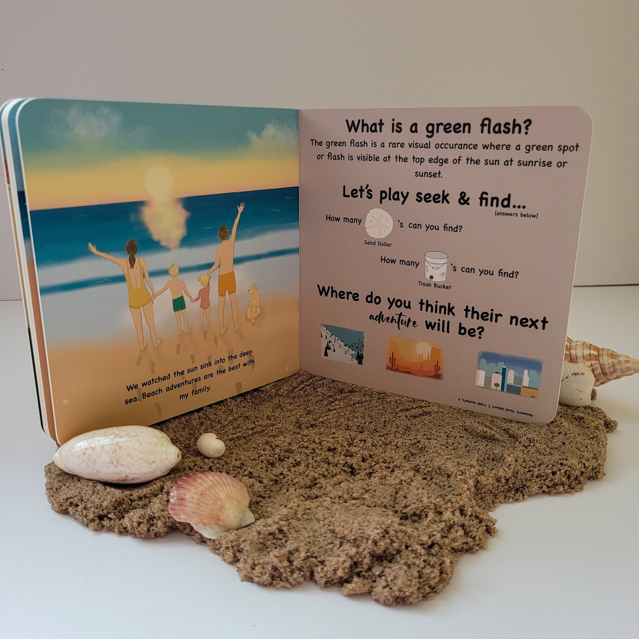 The Adventures of the Sandytoes Family Beach Day! Board Book | Kids ...