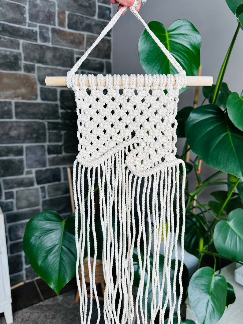 Ocean Wave Macrame Wall Hanging, Coastal Macrame, Woven Wall Art, Boho ...
