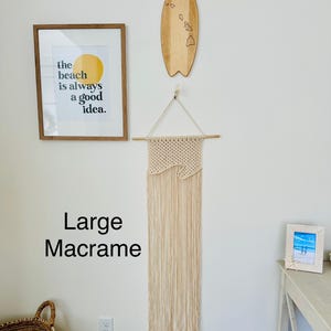 Ocean Wave Macrame Wall Hanging: Coastal Boho Decor - Etsy