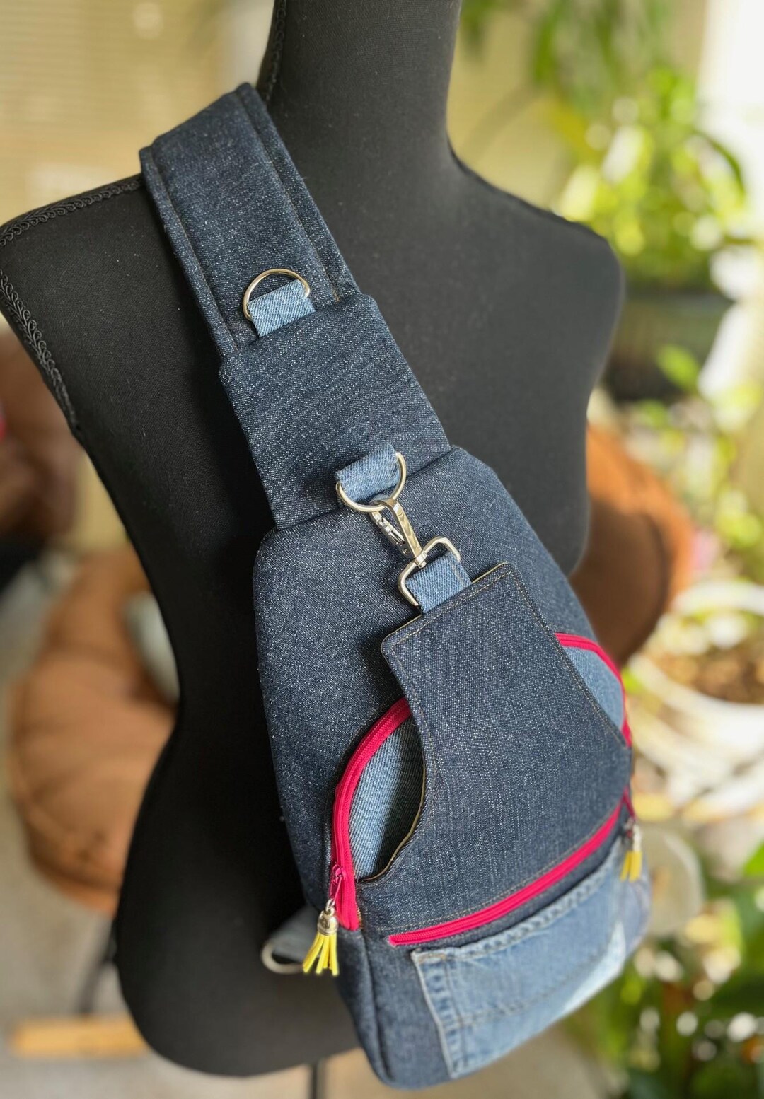 Jean Cross Body Sling Bag - Etsy