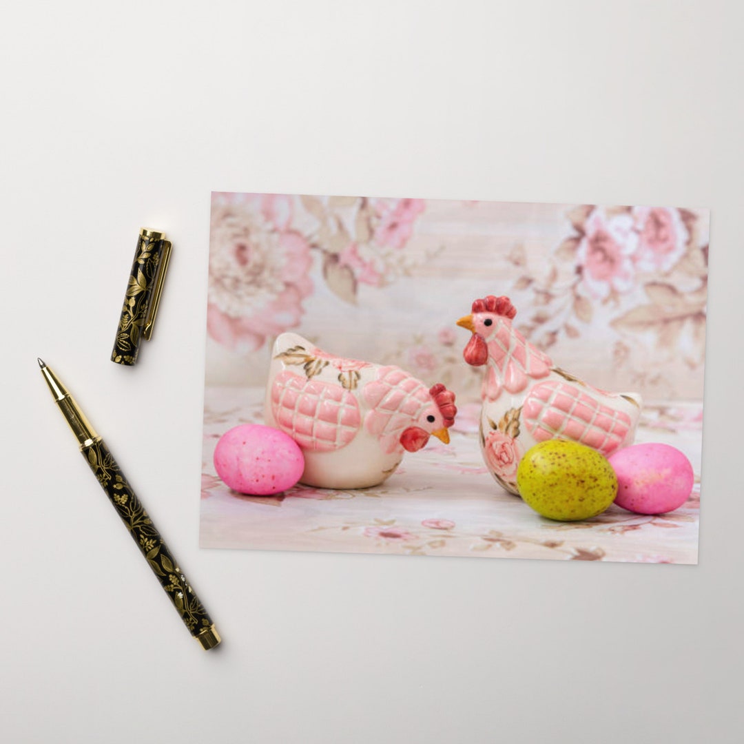 Easter Blessings Ornate Chickens Card, May the Renewal of Life at ...