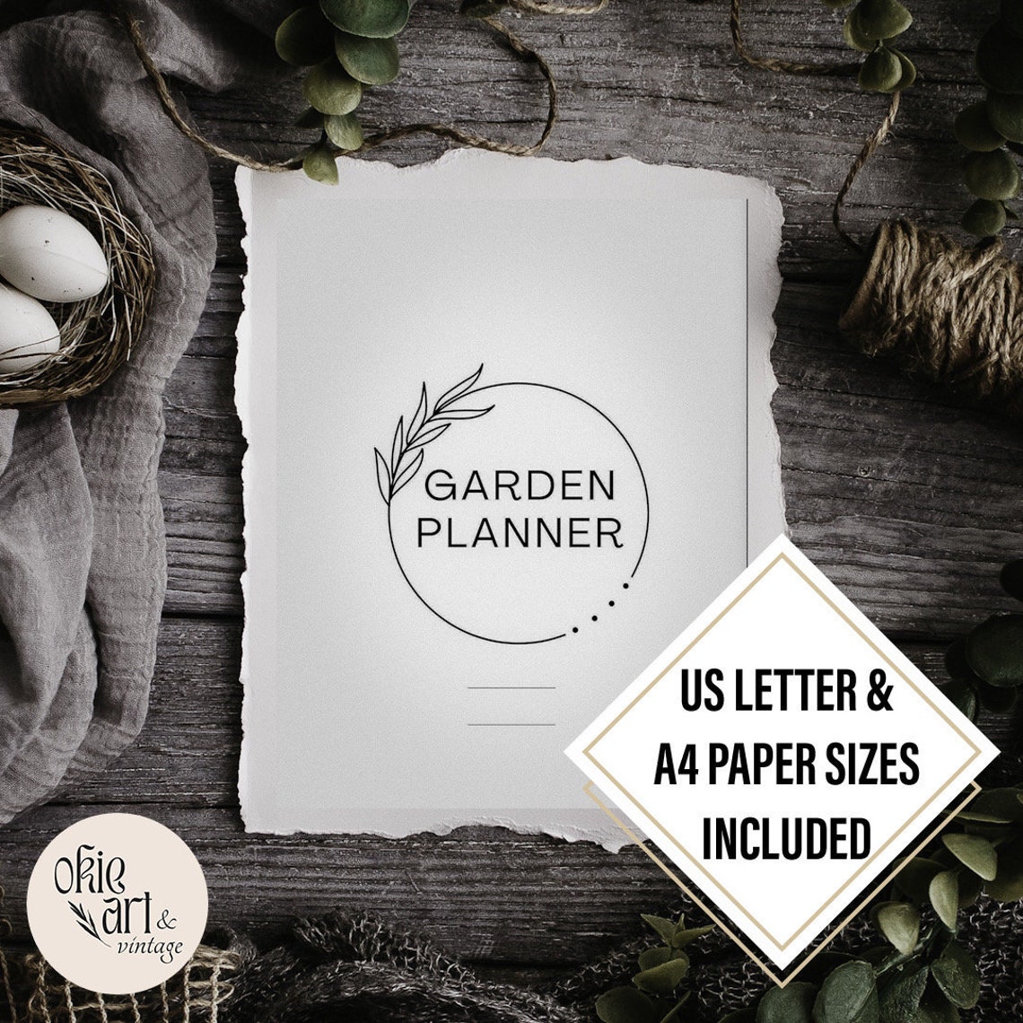 Garden Planner Printable Garden Planting Tracker Print Garden - Etsy