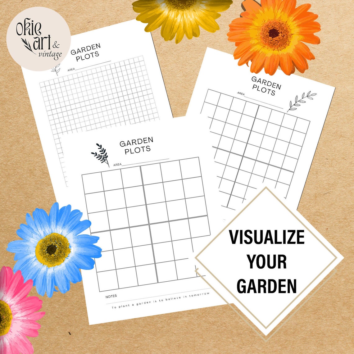 Garden Planner Printable Garden Planting Tracker Print Garden - Etsy