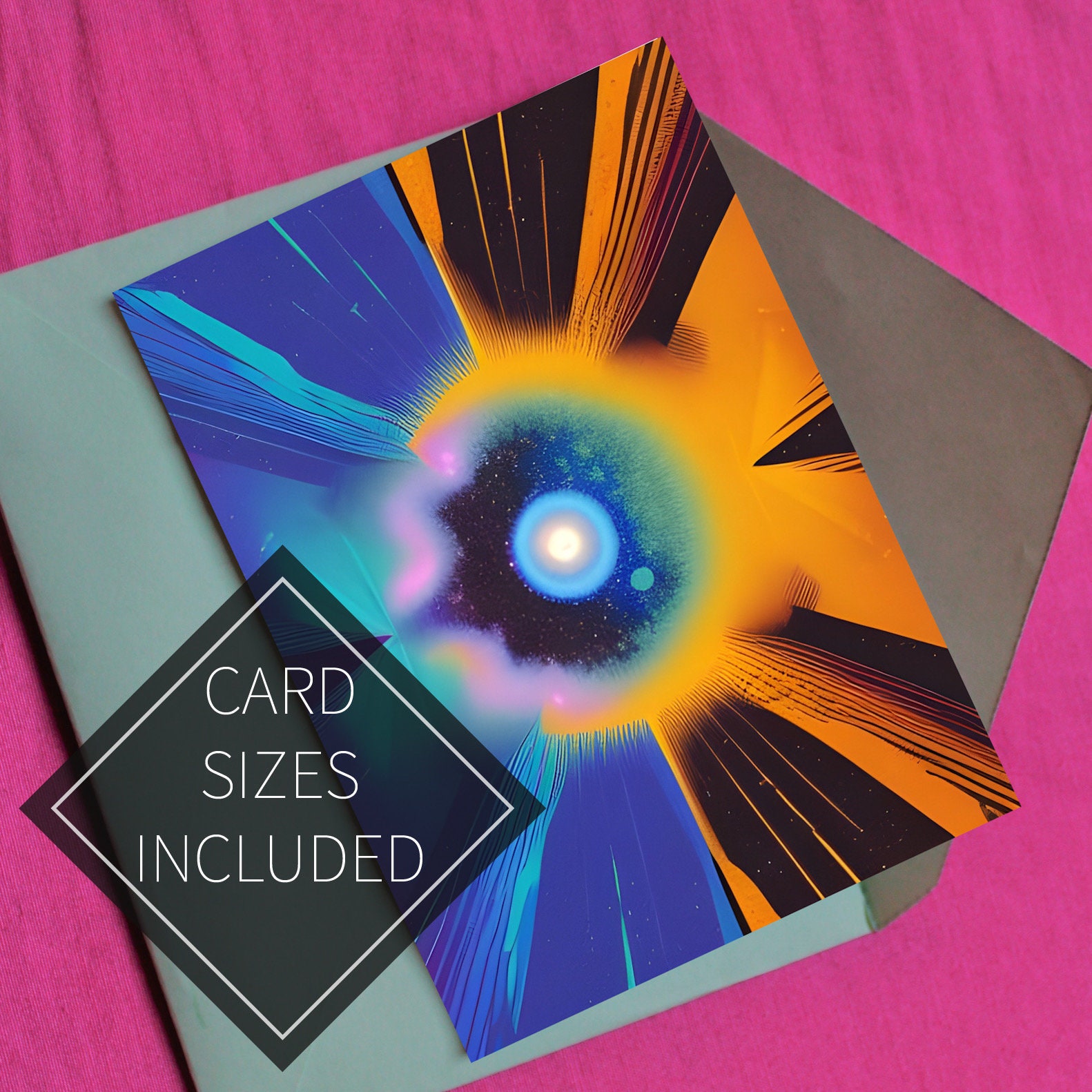 Abstract Sunburst Printable Art, High Resolution Download, JPEG ...