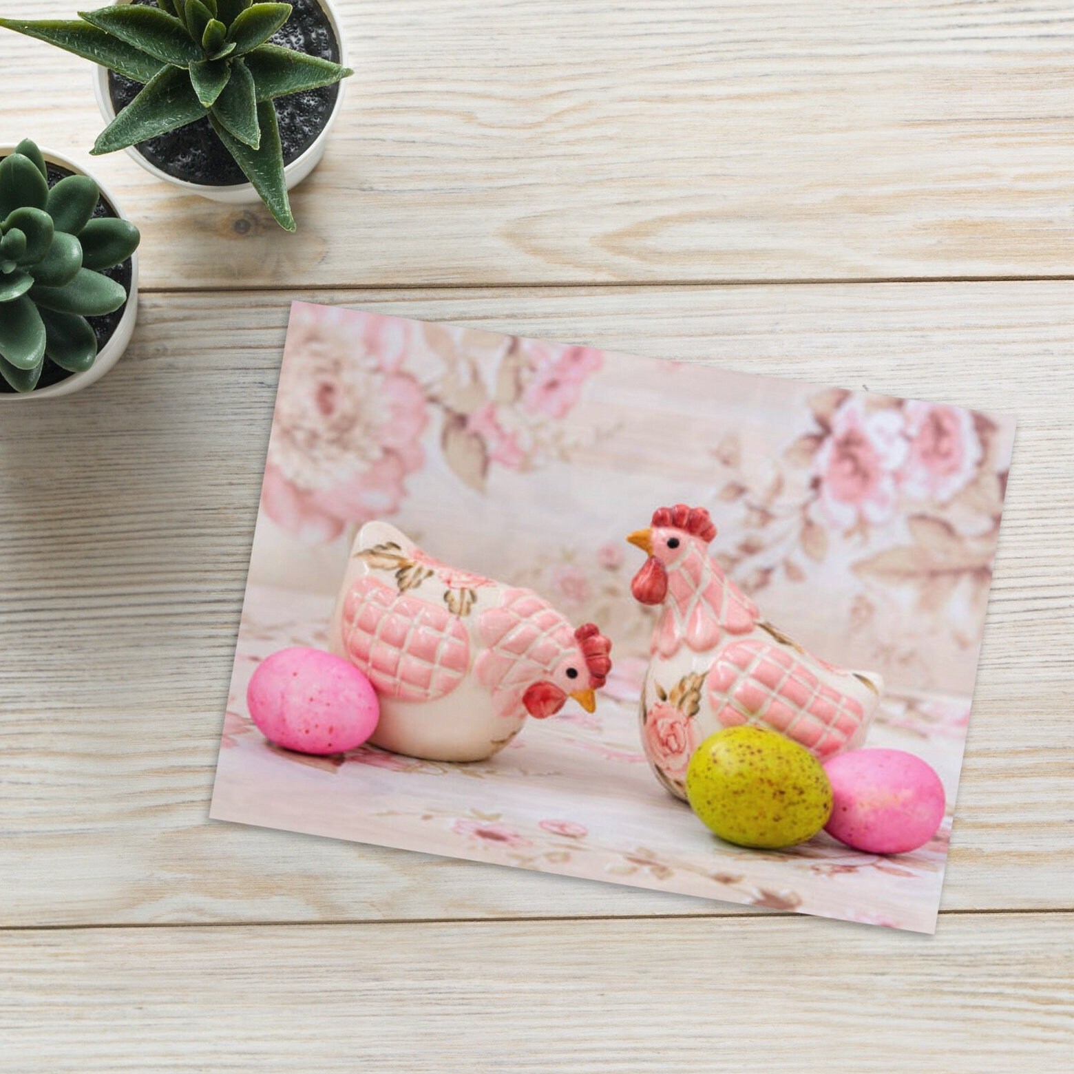 Easter Blessings Ornate Chickens Card May the Renewal of Life - Etsy